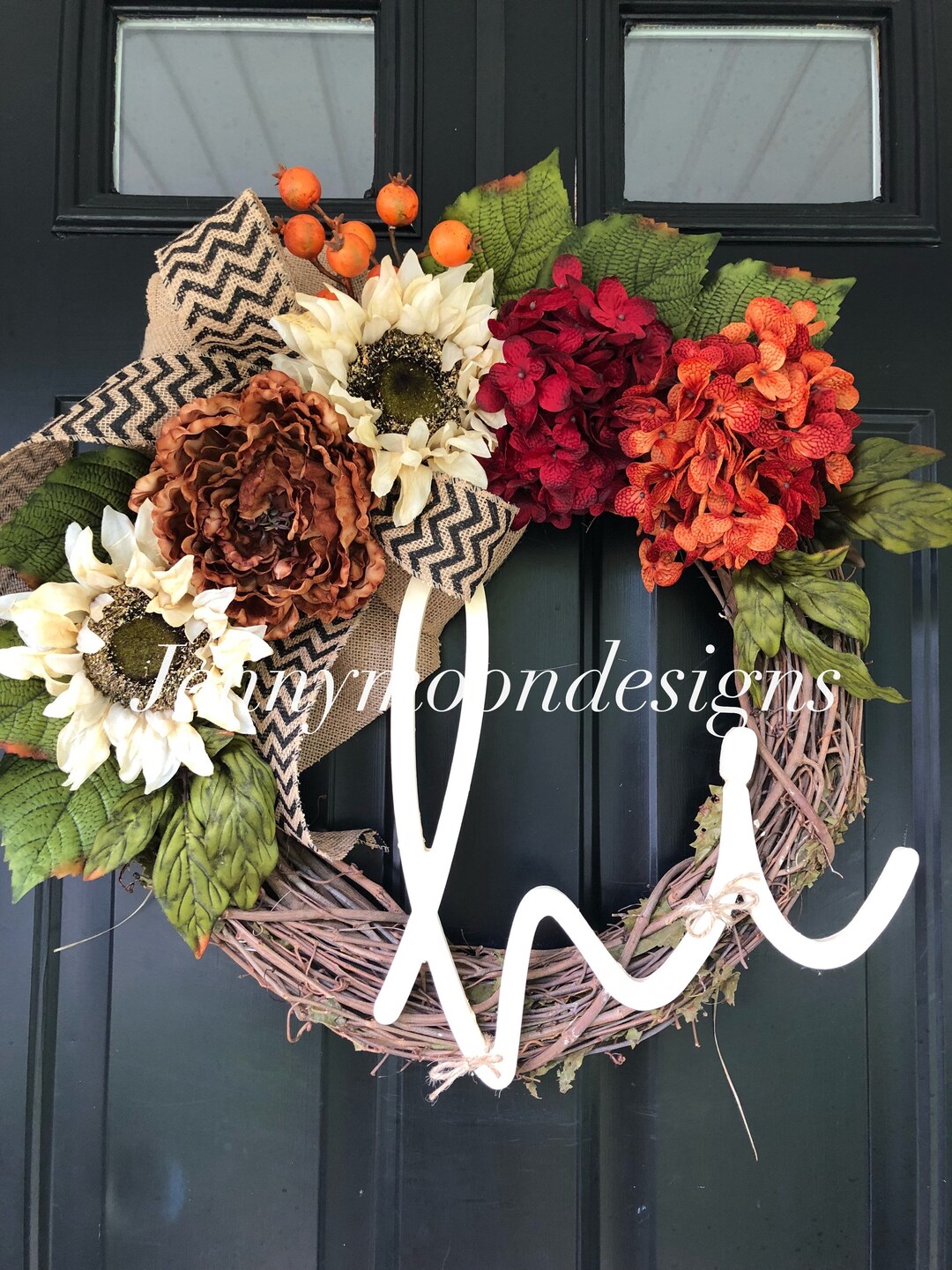 NEW fall Wreath Wreath Fall Decor wreaths housewarming Gift Sunflower ...