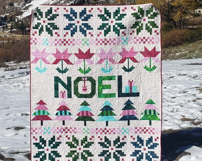 Jolly Noel Batik Quilt Kit by Hoffman of California - Etsy