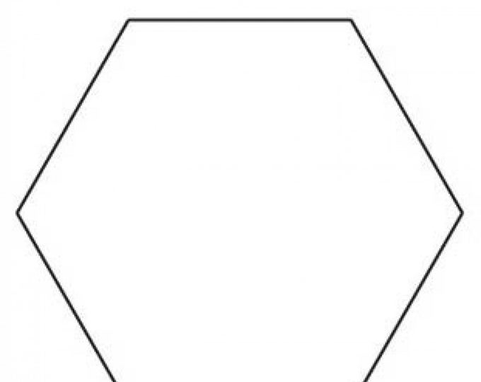 Hexagon EPP Papers all Sizes With Template Option by Sue Daley Designs ...