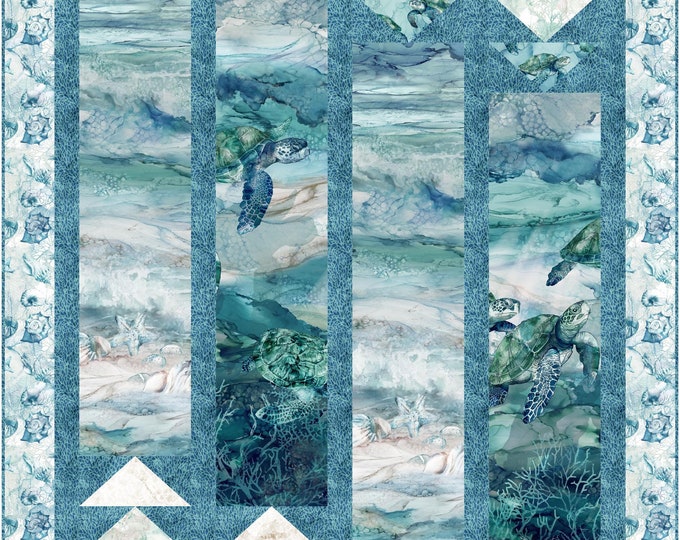 Ingots Quilt Kit Using Sea Breeze Fabrics by Deborah Edwards & Melanie ...