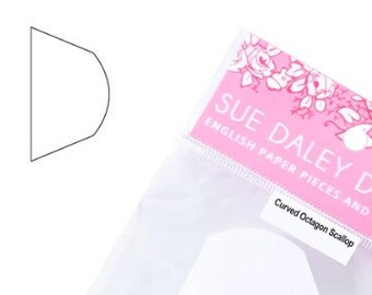Octagon English Paper Piecing Papers With Template Option by Sue Daley ...