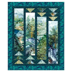 Ingots Quilt Kit Using Cedarcrest Falls Fabrics by Northcott and ...