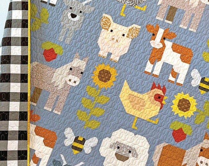 Fab Farm Quilt Pattern by Elizabeth Hartman - Etsy