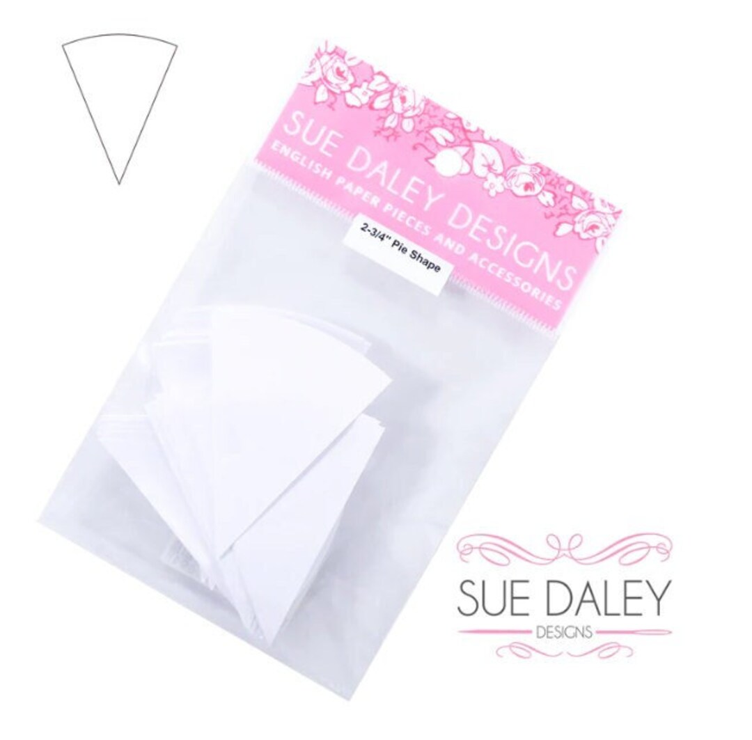 Pie Shape EPP Papers (100) by Sue Daley Designs - Etsy