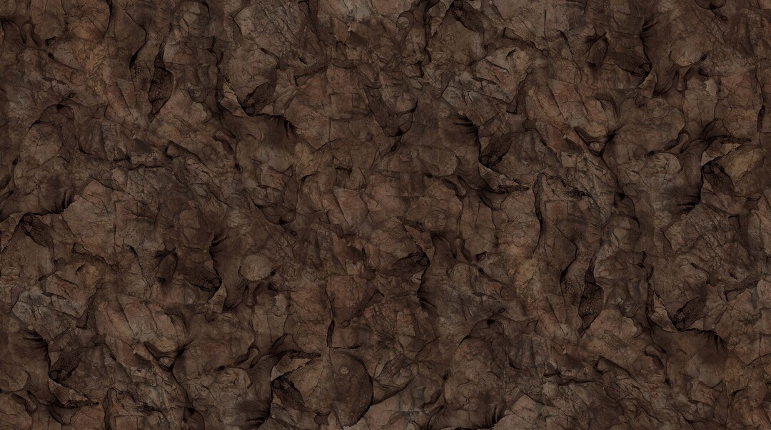 Northern Peaks Rock Face Ink Texture DP25172-38 Dark Brown by Deborah ...