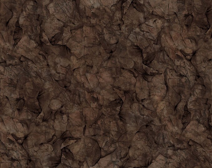 Northern Peaks Rock Face Ink Texture DP25172-38 Dark Brown by Deborah ...