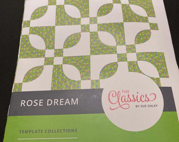 Rose Dream Template Collection for Traditional Piecing by Sue Daley the ...
