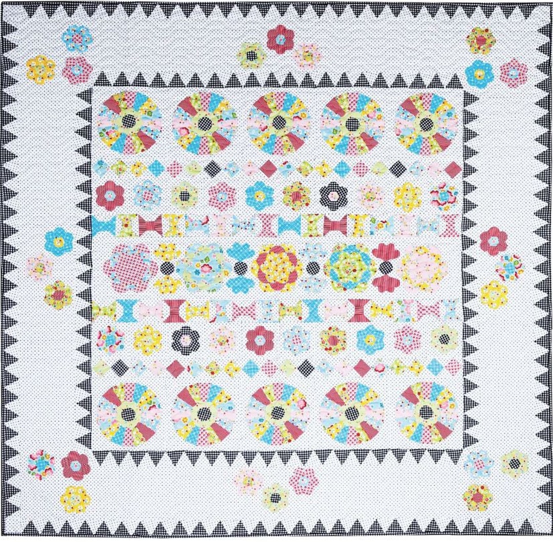 Duke Road Applique & English Paper Piecing Quilt Kit by Sue Daley ...
