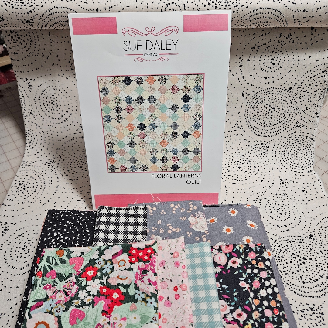 Floral Lanterns English Paper Piecing Complete Quilt Kit by Sue Daley ...