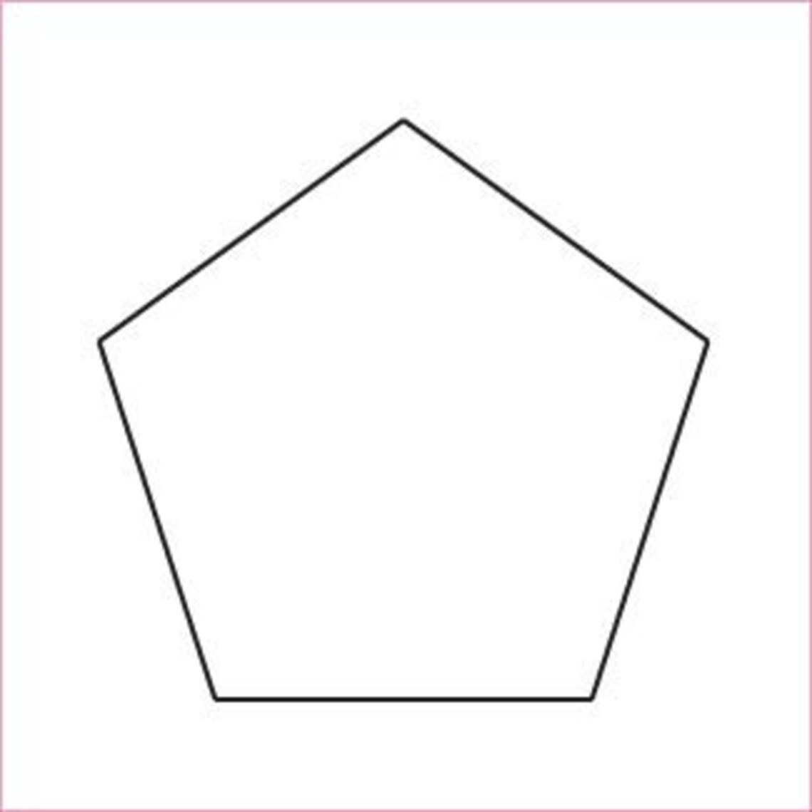 Pentagon English Paper Piecing Papers (100ct) With Template Option by ...