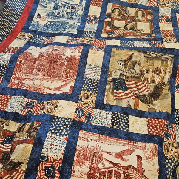 America 250 Quilt Pattern - Etsy