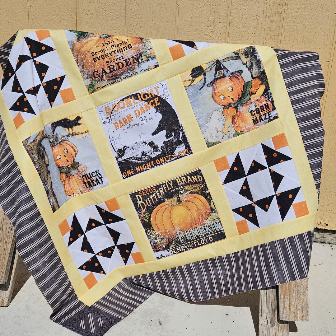 Barn Dance Custom Version Quilt Kit Featuring Pumpkin Patch by J ...