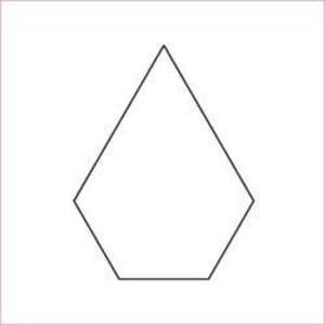 Jewel English Paper Piecing Papers (100pc) With Template Option by Sue ...