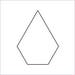 Jewel English Paper Piecing Papers (100pc) With Template Option by Sue ...