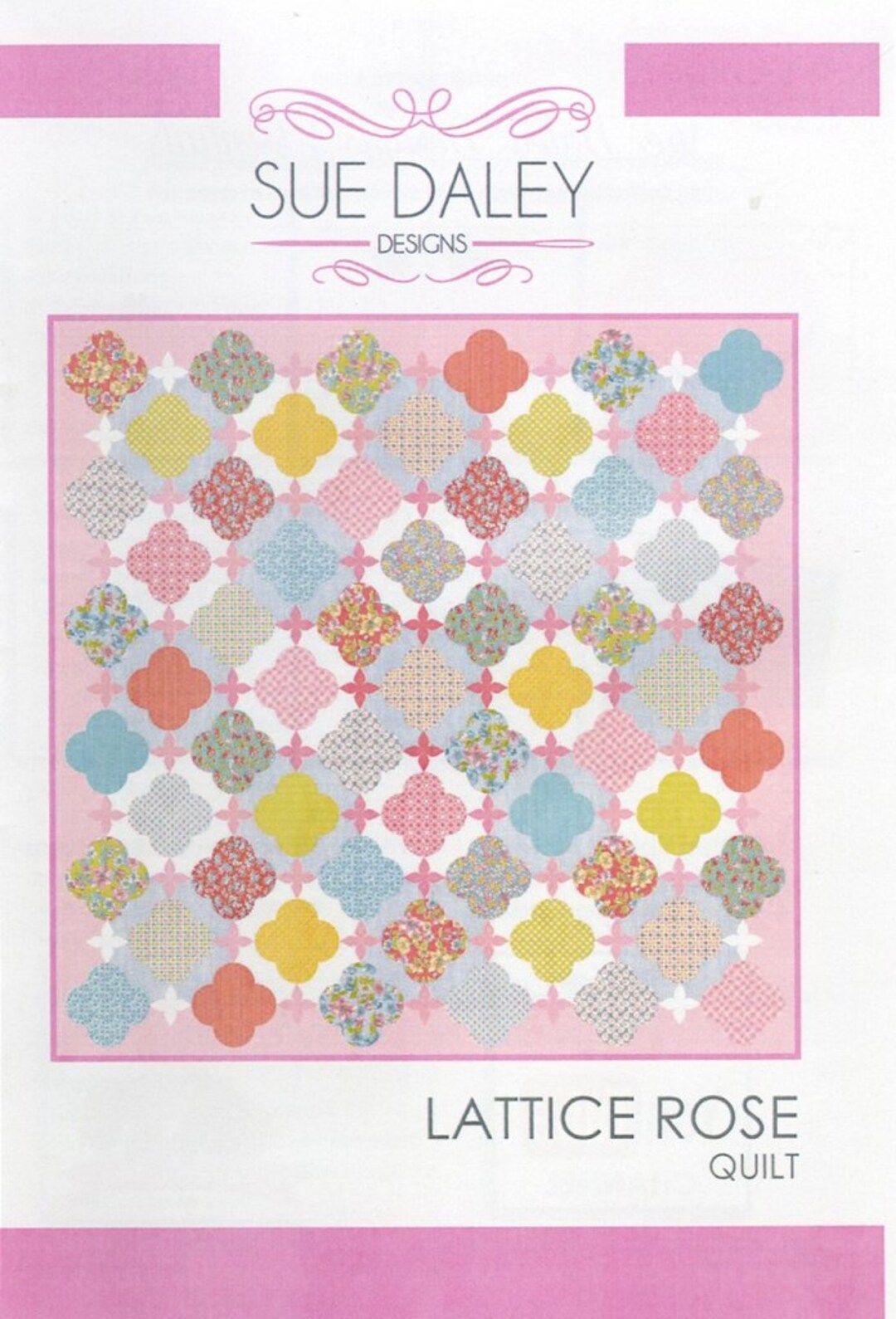 Lattice Rose English Paper Piecing Quilt Kit by Sue Daley Designs EPP ...