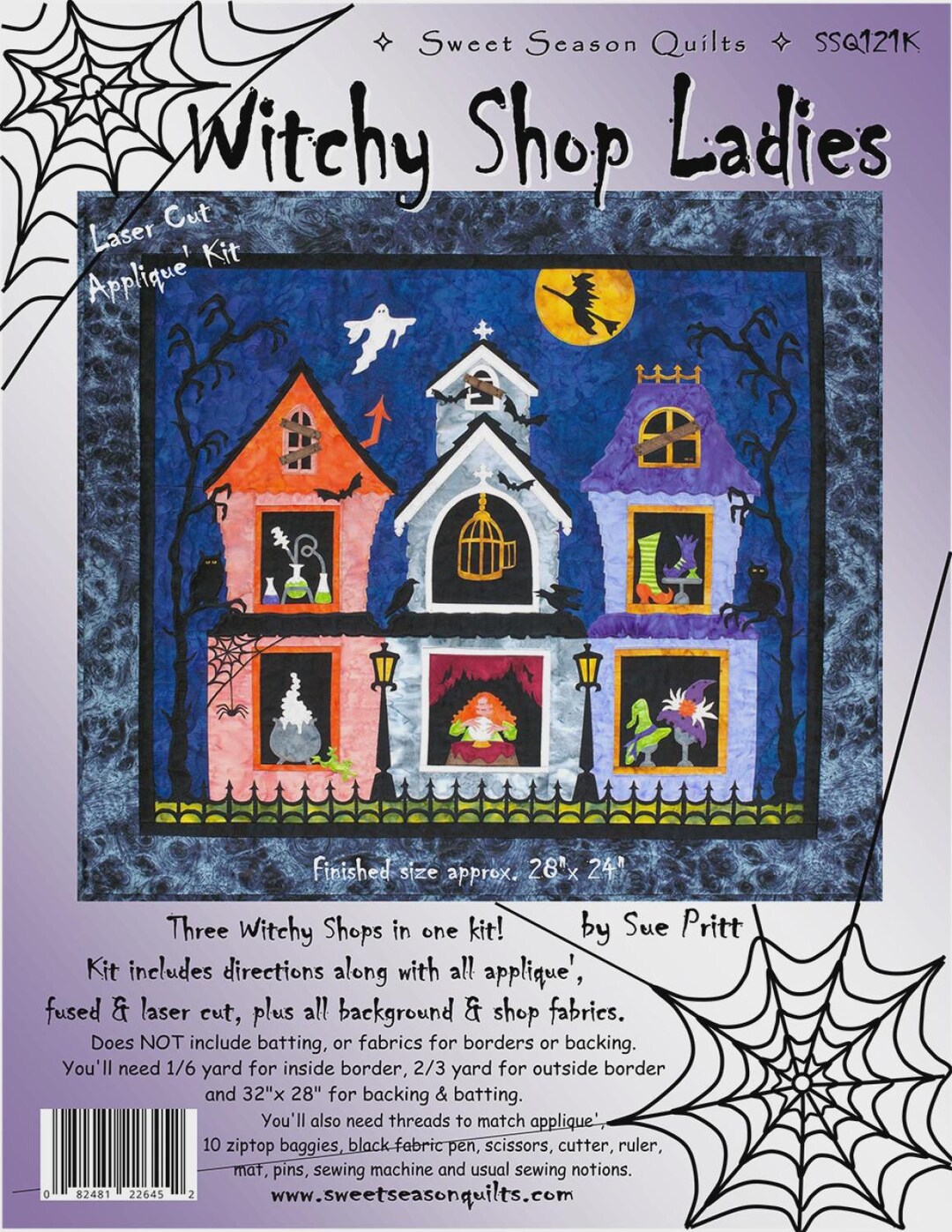 Witchy Shop Ladies Pre-fused Laser Cut Wall Hanging Kit - Etsy
