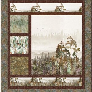 Window Boxes Quilt Kit Featuring Cedarcrest Falls Fabrics by Northcott ...