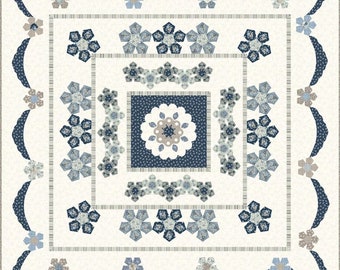 Pemberley Applique and English Paper Piecing Quilt Kit by Katrina ...