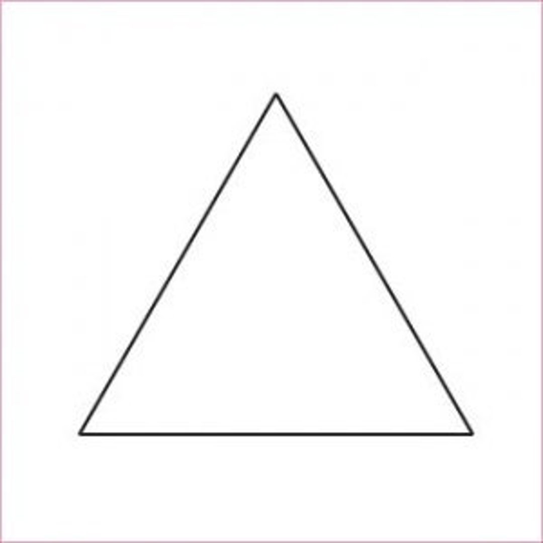 Equilateral Triangle English Paper Piecing Papers (100) With Template ...