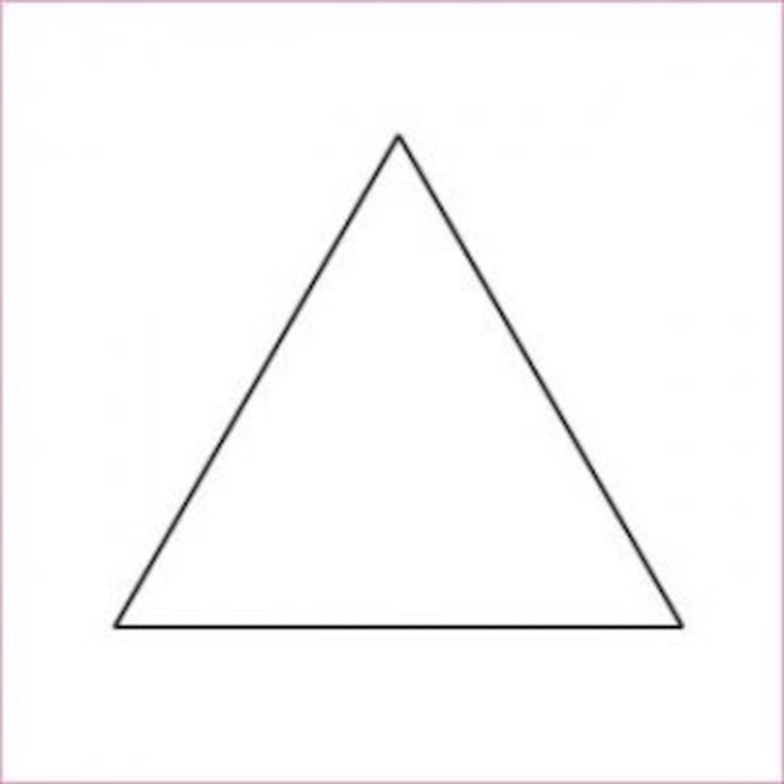 Equilateral Triangle English Paper Piecing Papers (100) With Template ...