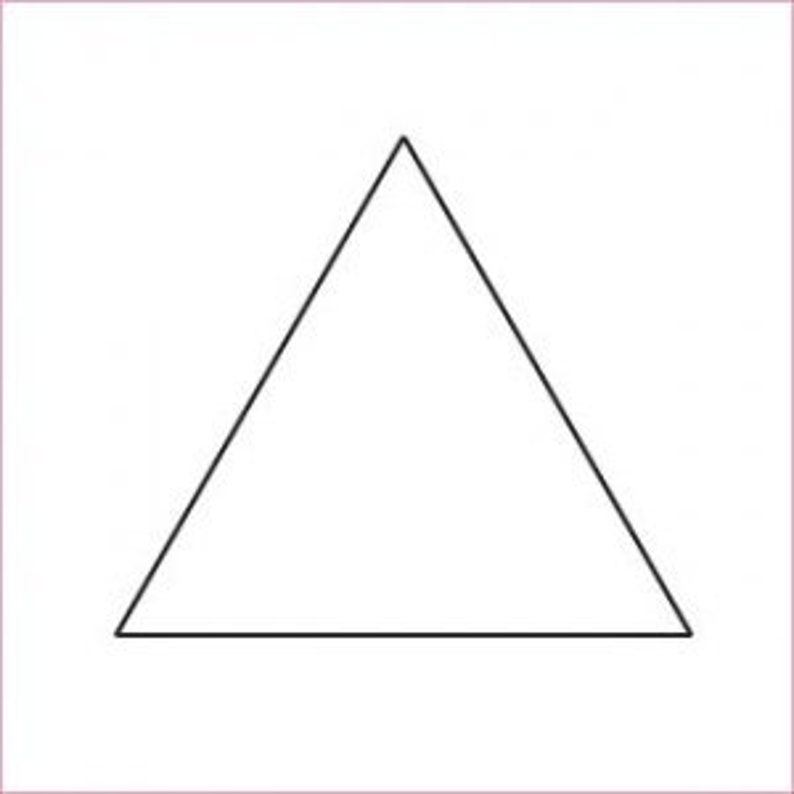 Equilateral Triangle English Paper Piecing Papers (100) With Template ...