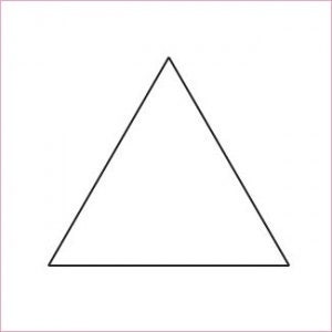 Equilateral Triangle English Paper Piecing Papers (100) With Template ...