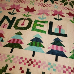 Jolly Noel Batik Quilt Kit by Hoffman of California - Etsy