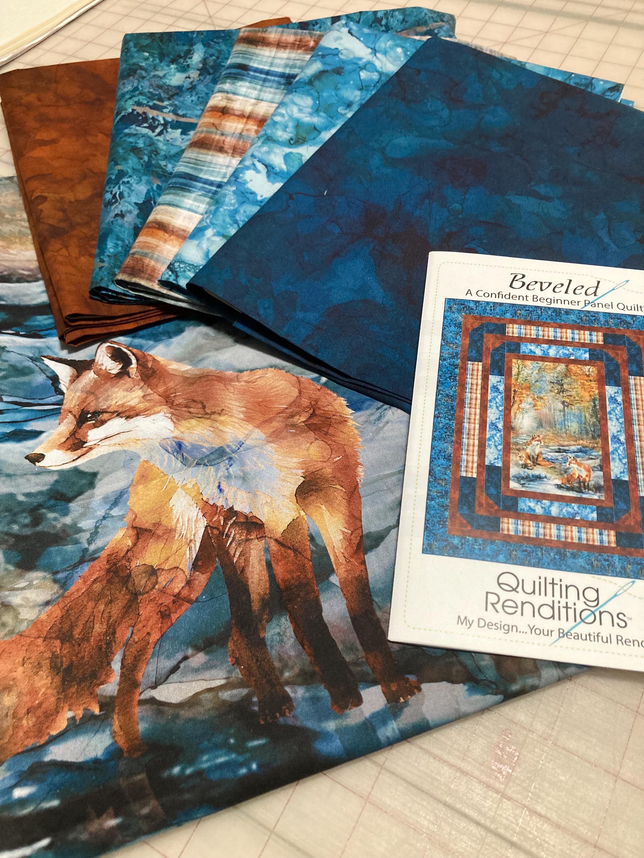 Beveled Quilt Kit Using Fox Den Fabrics by Deborah Edwards & Melanie ...