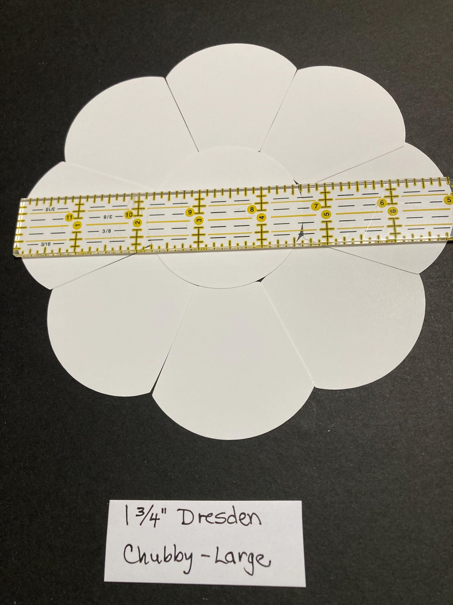 Chubby Dresden English Paper Piecing Papers (100ct) With Template ...