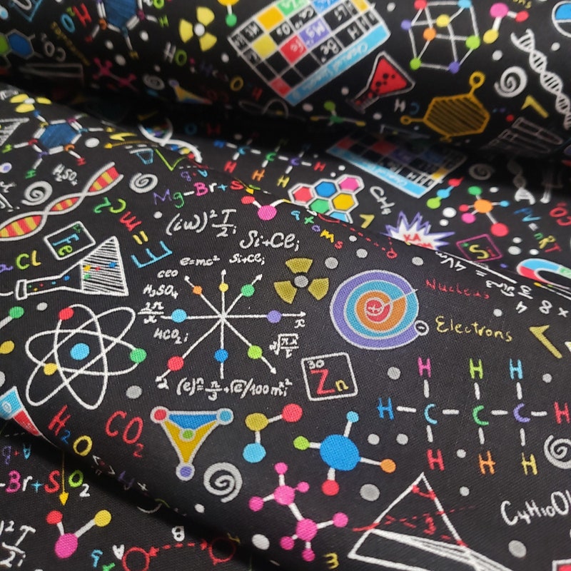 Science Fabric - Etsy