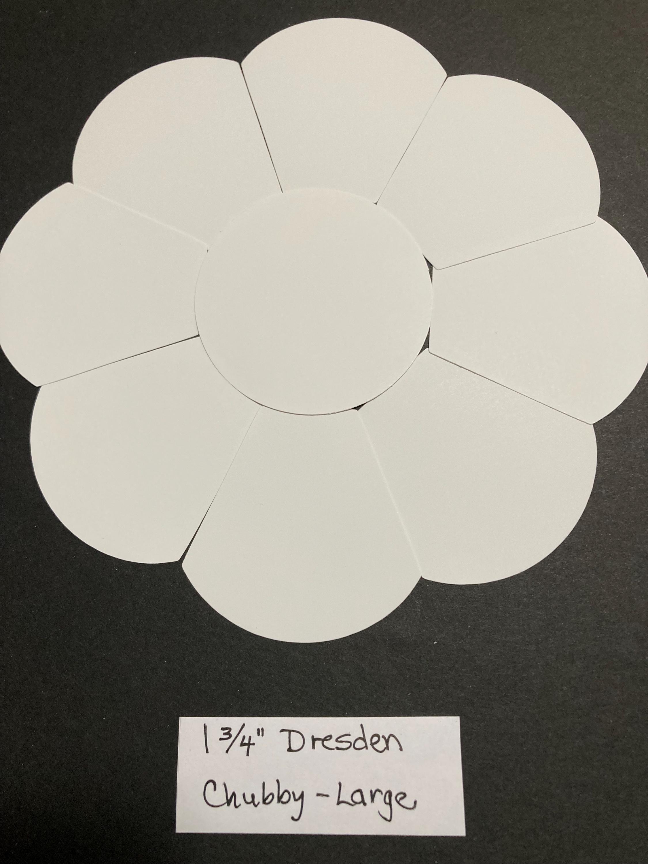 Chubby Dresden English Paper Piecing Papers (100ct) With Template ...