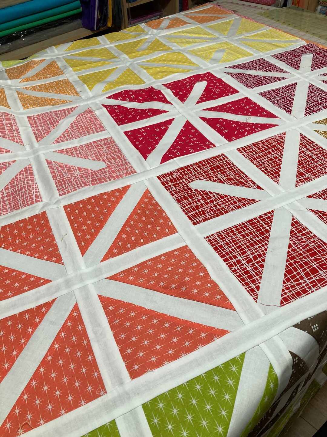 The Zola Quilt Kit Using Violet Craft Modern Classics by - Etsy