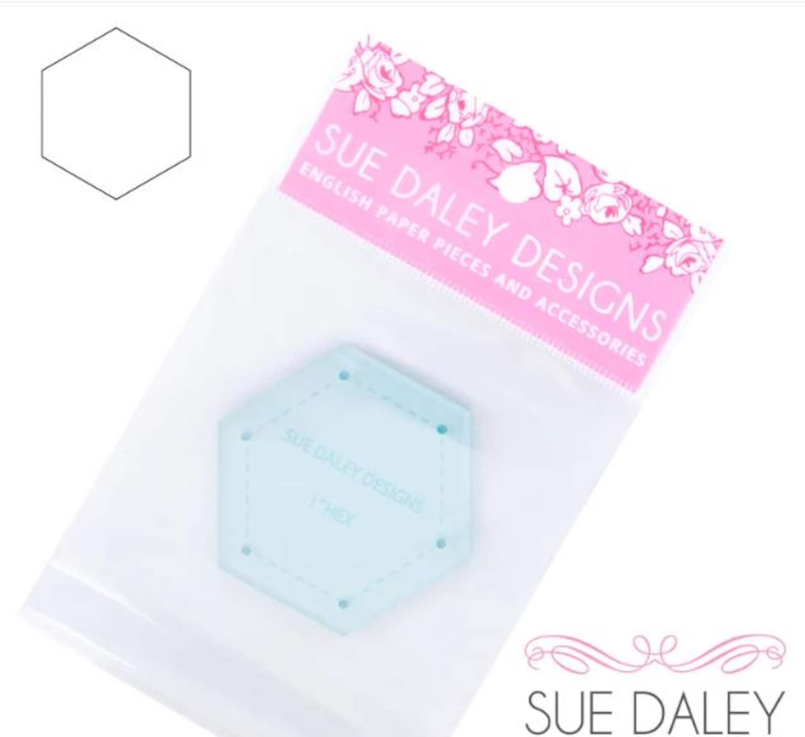 Hexagon EPP Papers -all Sizes- With Template Option by Sue Daley ...