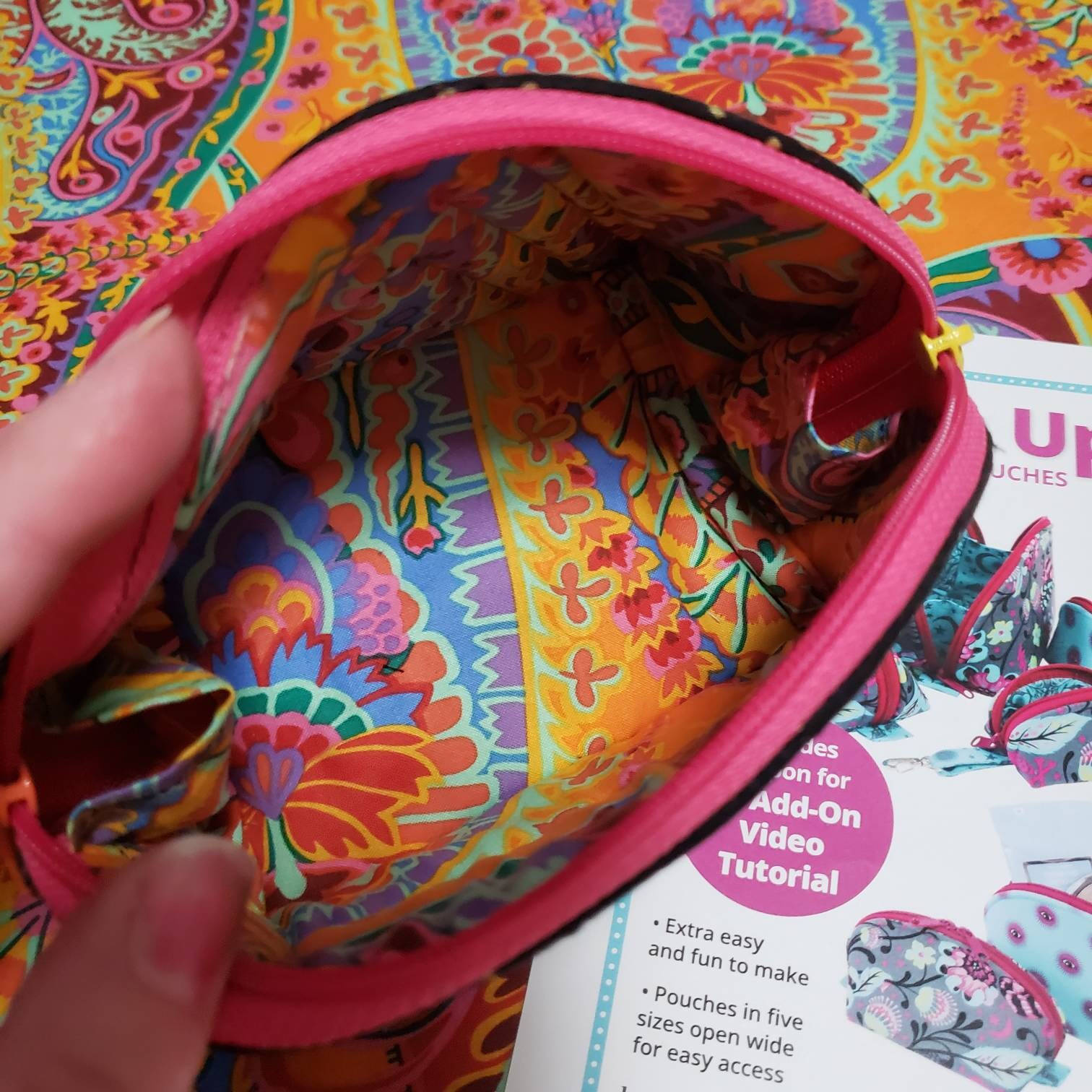 Clam up Zipper Bag Custom Kit Using the Clam-up Pattern by - Etsy