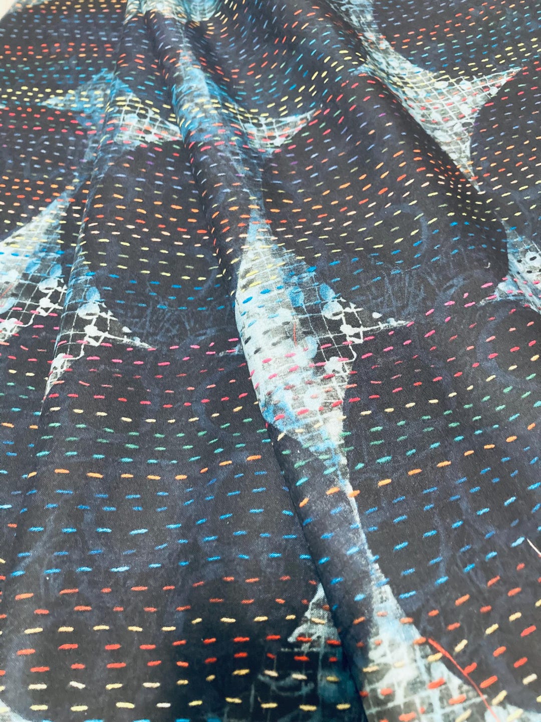 Curiosity Circles by Marcia Derse for Windham Fabrics 51955d-blue - Etsy