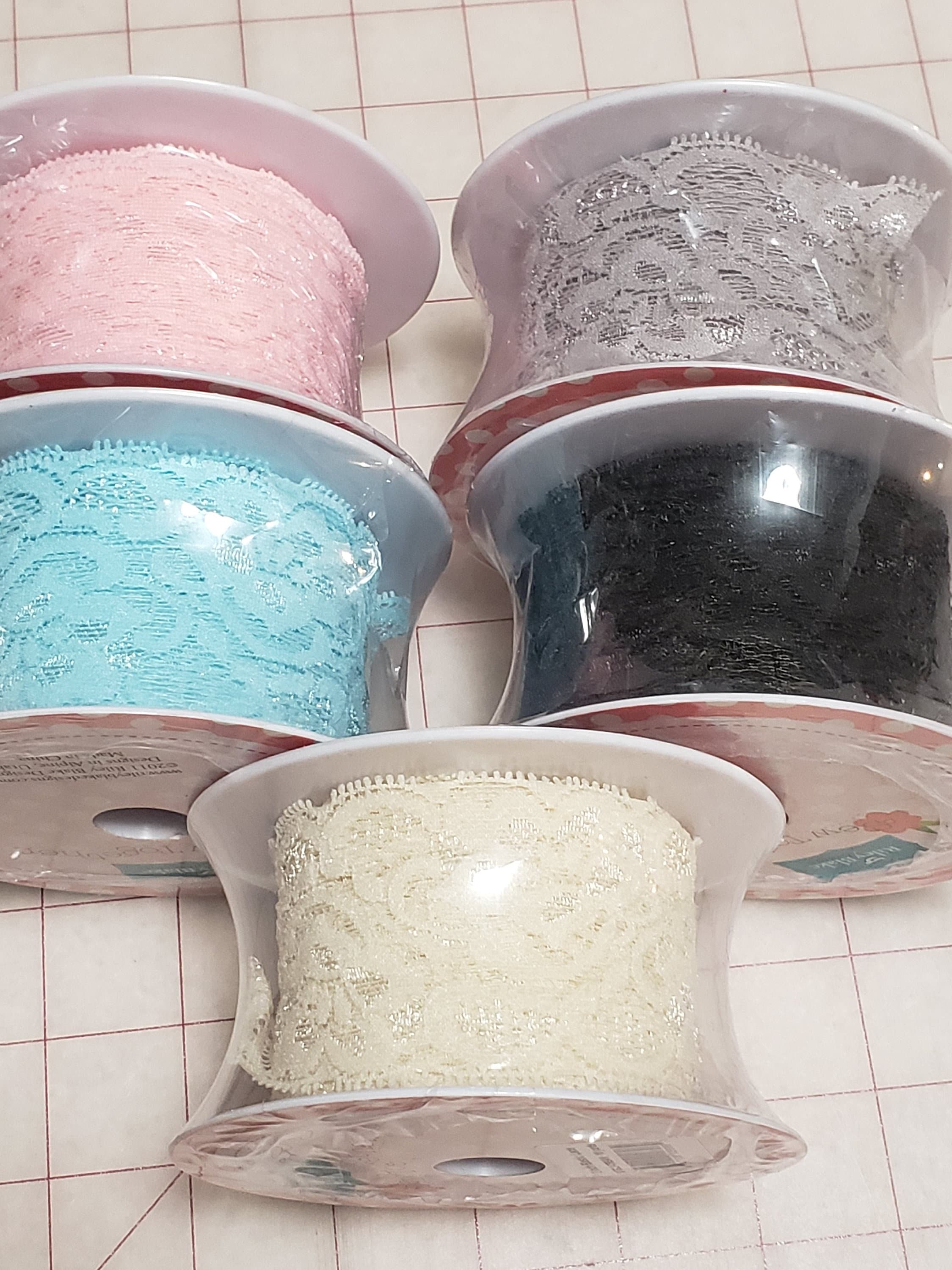 2" Elastic Lace by Riley Blake Designs - Spool of 10 Yards Lingerie ...