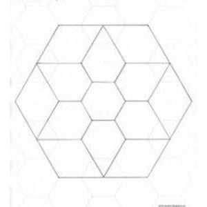 Jewel English Paper Piecing Papers (100pc) With Template Option by Sue ...