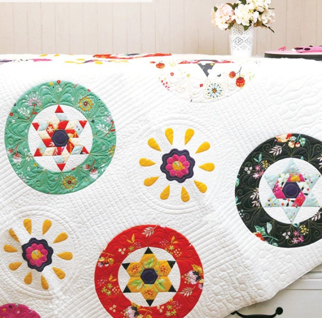 Jubilee English Paper Piecing Quilt Kit by Sue Daley - Patchwork With ...