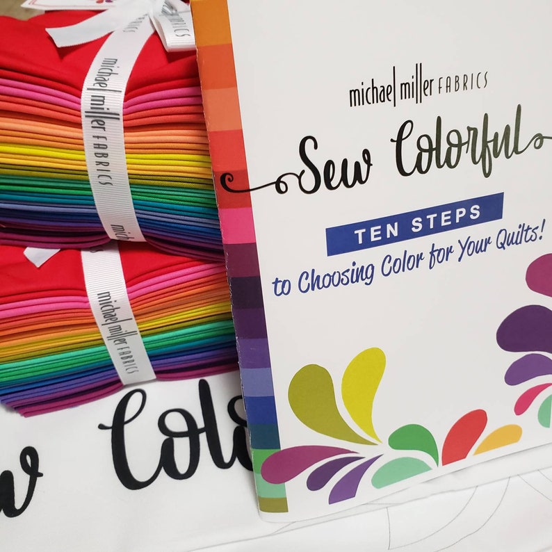 Sew Colorful Color Wheel Quilt Kit and Laser Cut Color Chart - Etsy