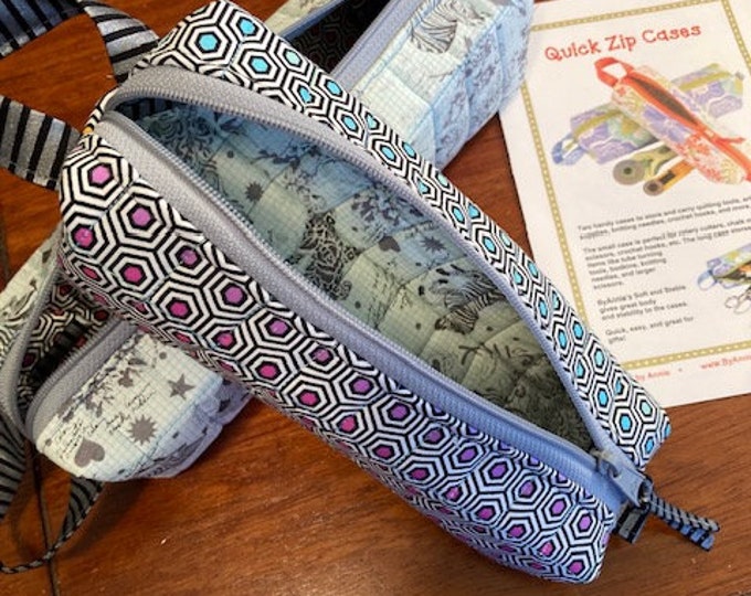 Clam up Zipper Bag Custom Kit Using the Clam-up Pattern by Annie and ...