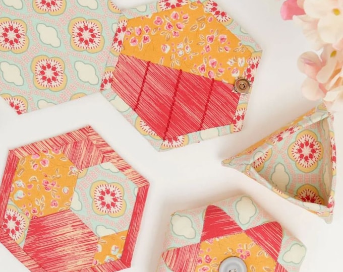 Quatro Colour Quilt English Paper Piecing Kit by Sue Daley Patchwork ...