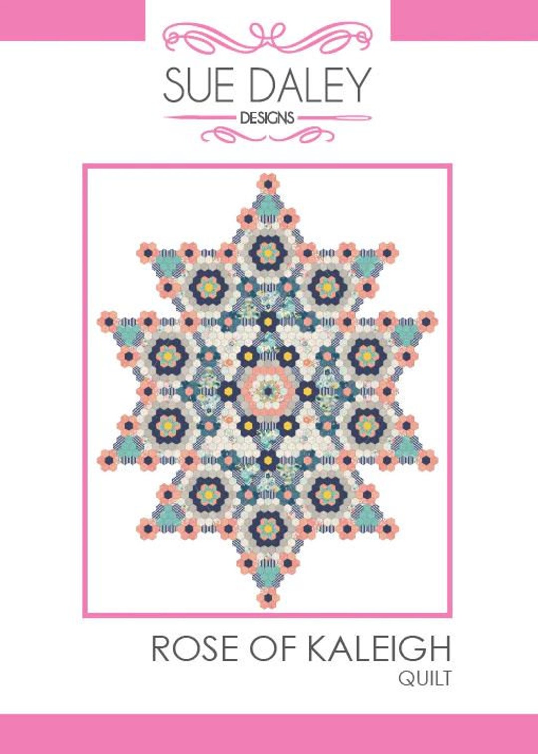 Rose of Kaleigh English Paper Piecing Quilt Kit by Sue Daley ...