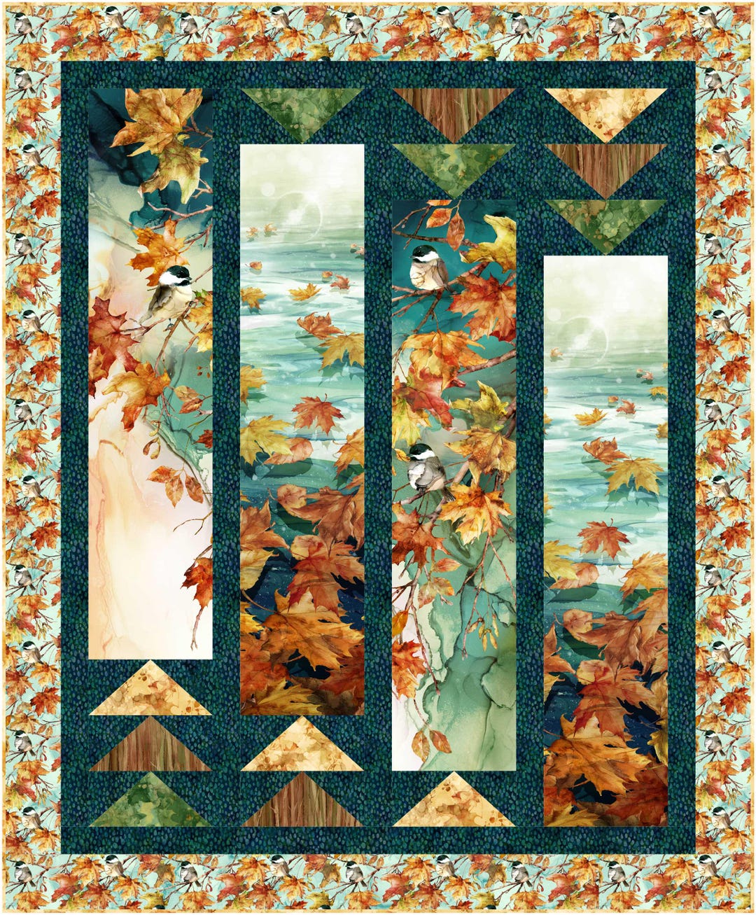 Ingots Quilt Kit Using Autumn Breeze Fabrics by Deborah Edwards ...