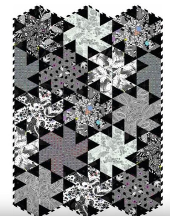 Tiny Dancer Baby Quilt Kit Featuring Linework by Tula Pink and | Etsy