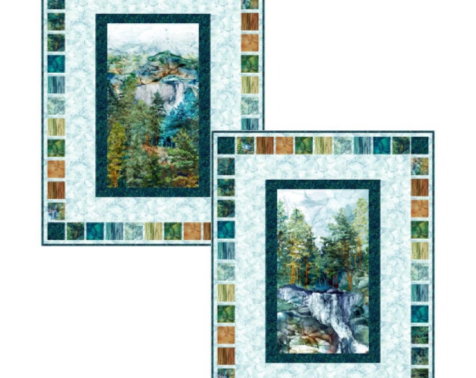 Landscape Gallery Quilt Kit Using Cedarcrest Falls Fabrics by Northcott ...