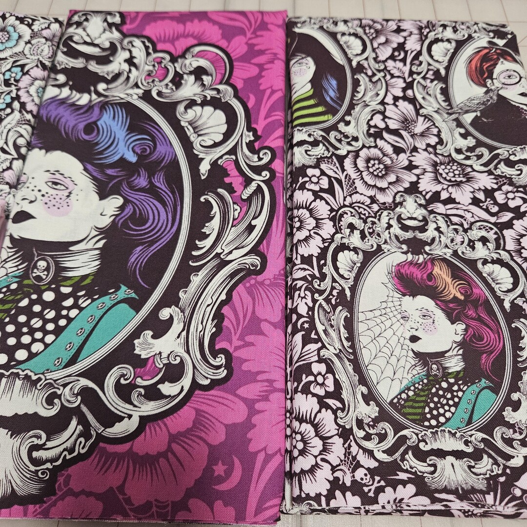 Nightshade Deja Vu 1/2 Yard Bundle 12 Pcs by Tula Pink for Freespirit ...