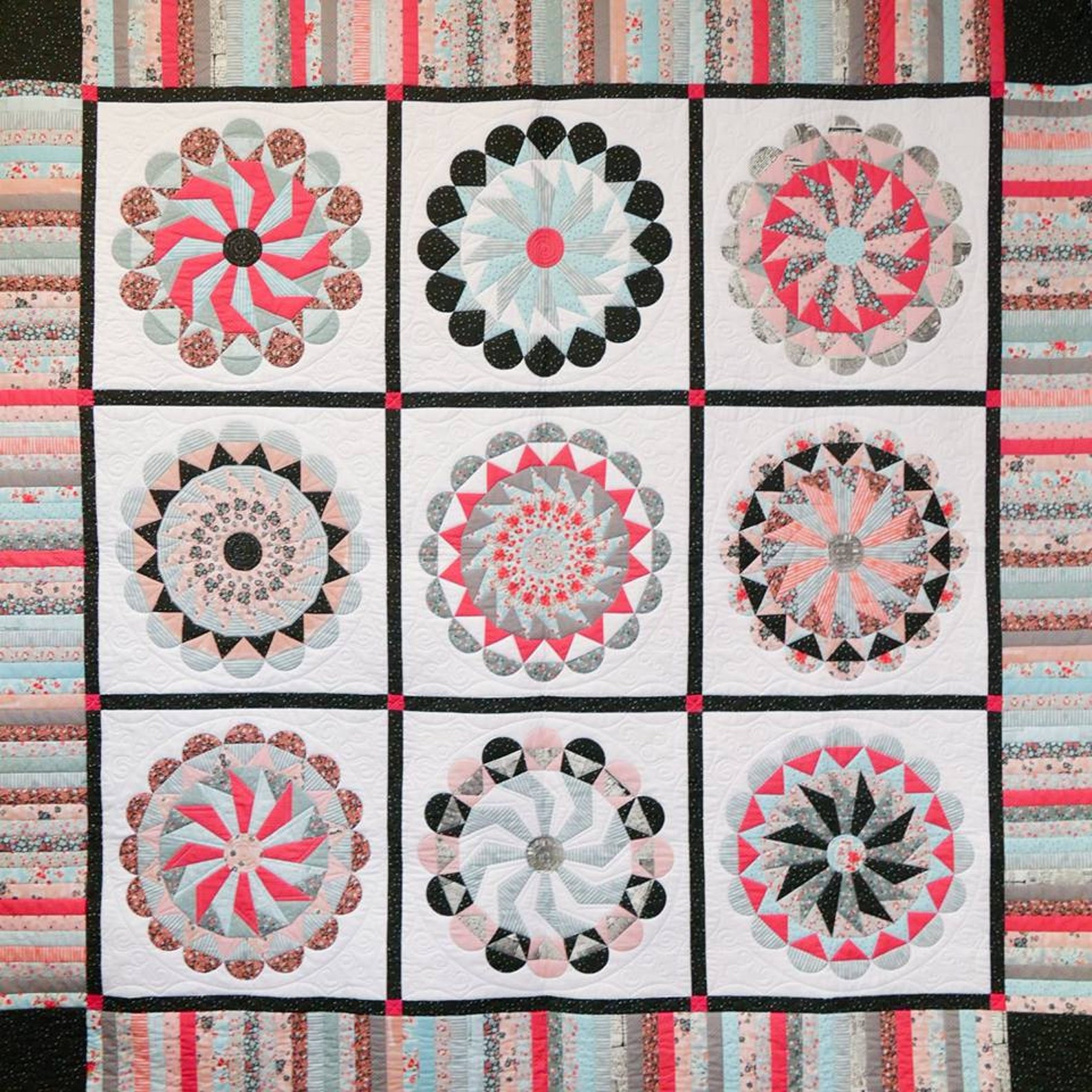 Abbie's Pack 2 English Paper Piecing Kit by Sue Daley for Patchwork ...