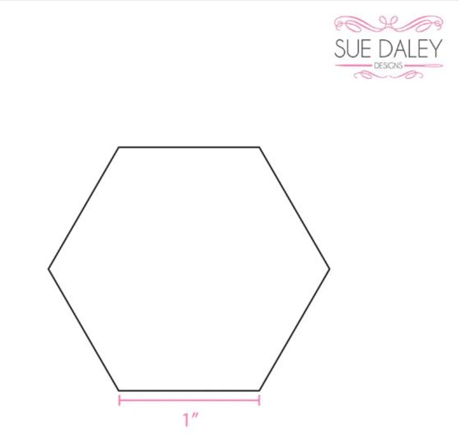Hexagon EPP Papers -all Sizes- With Template Option by Sue Daley ...