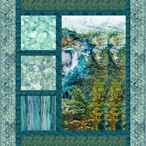 Window Boxes Quilt Kit Featuring Cedarcrest Falls Fabrics by Northcott ...