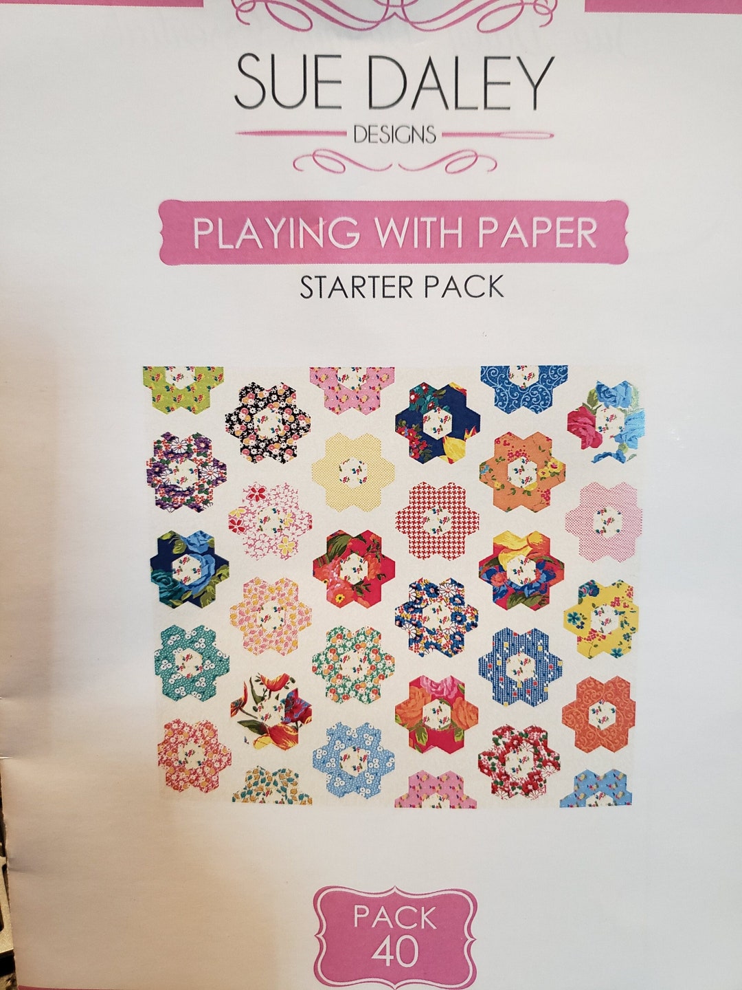 Playing With Papers Pack #40 English Paper Piecing by Sue Daley Designs ...